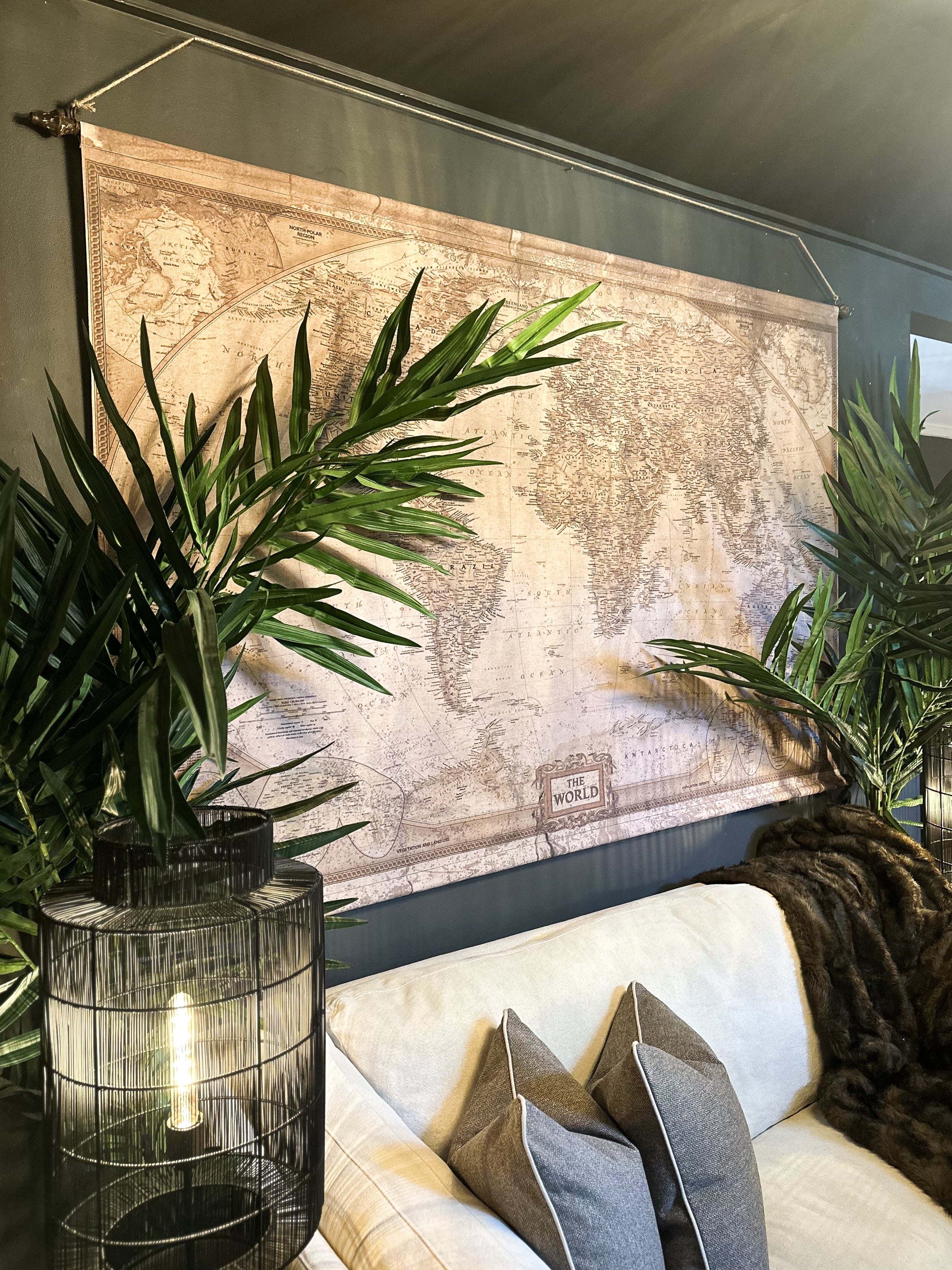 Fabric Hanging World Map – Zoohause