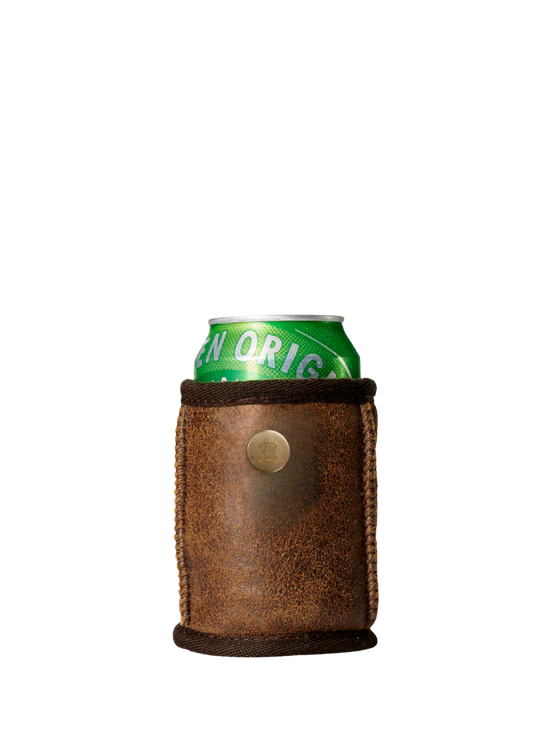Brown Leather Koozie Bottle Holder – Zoohause