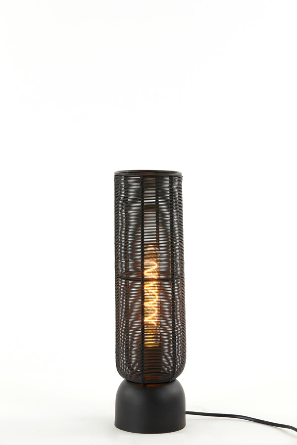 Lezon Matt Black Table Lamp 39.5cm – Zoohause