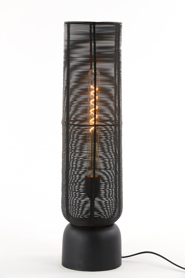 Lezon Matte Black Table Lamp 60.5cm – Zoohause