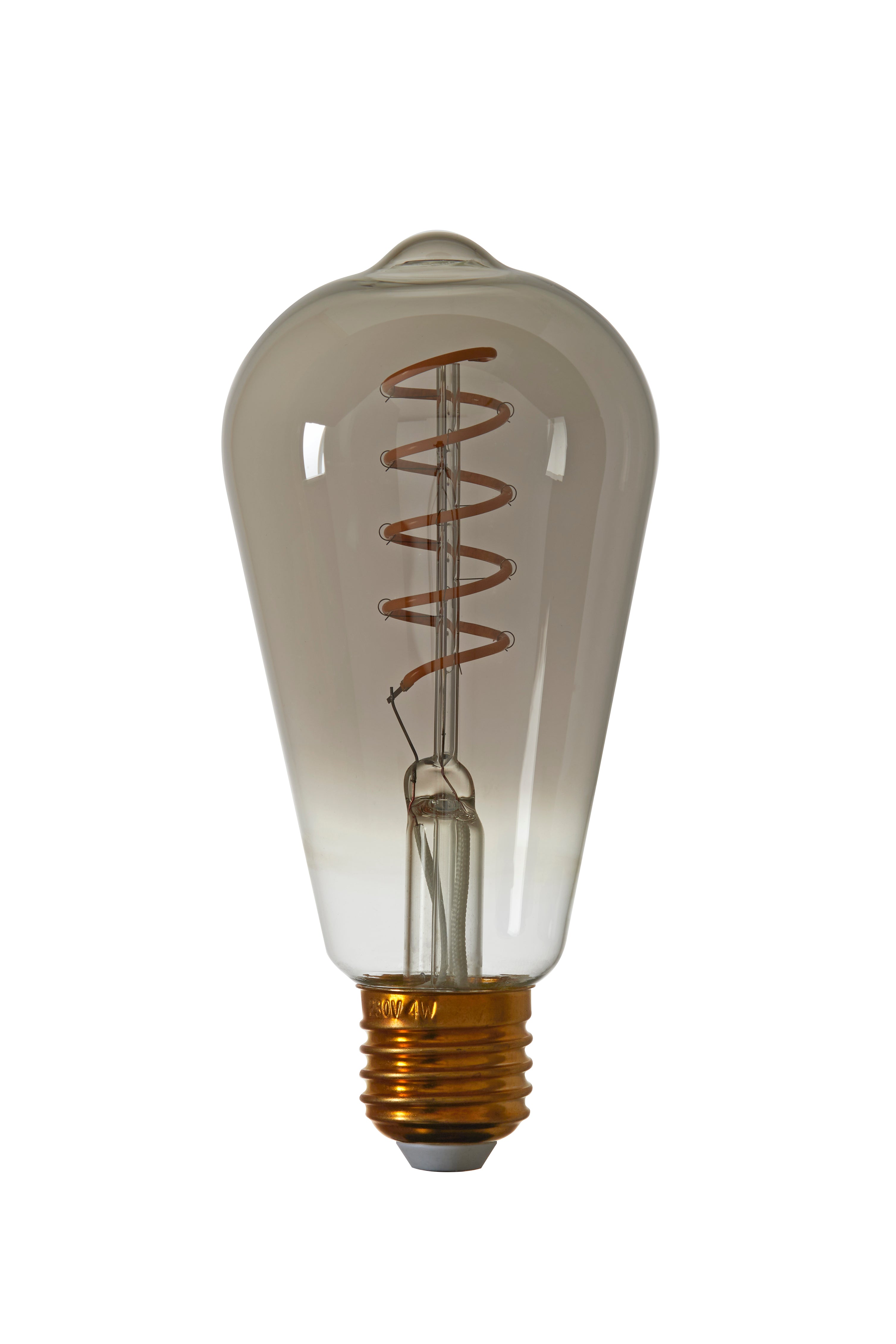 LED Angular Smoked Spiral Bulb – Zoohause